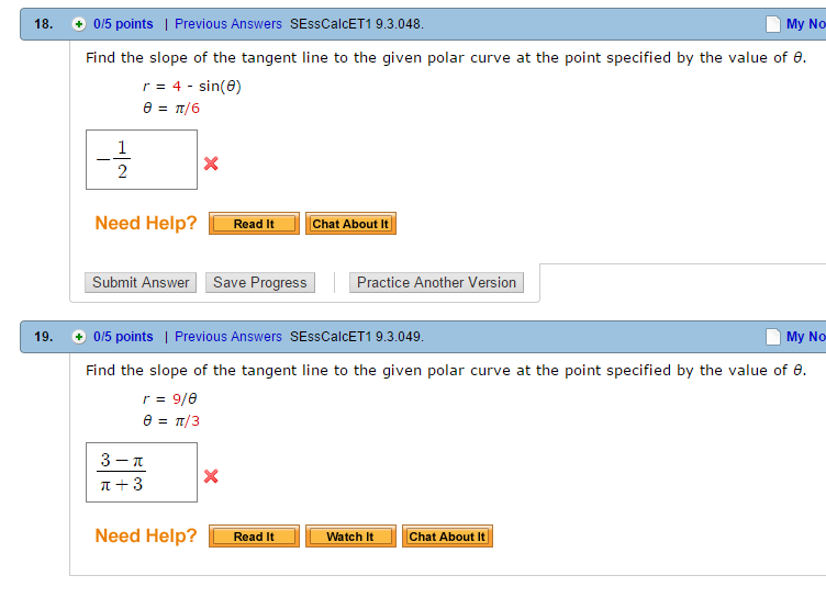 Solved Calc II Help! Can someone help me with these 3 | Chegg.com