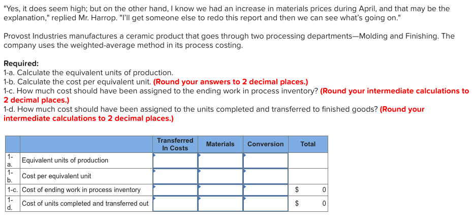 Solved "I think we goofed when we hired that new assistant | Chegg.com