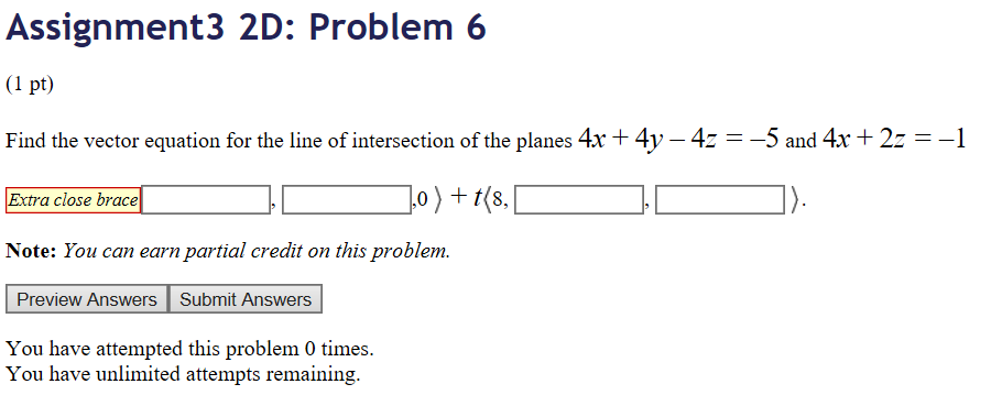 Solved Find the vector equation for the line of intersection | Chegg.com