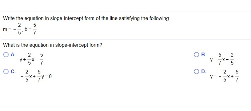 Standard Form Of A Line