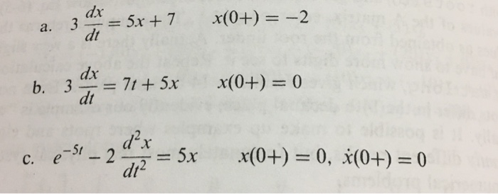 Solved Use D operator method to find complete solutions 3 | Chegg.com