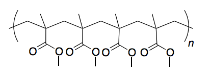 Solved Poly(methyl methacrylate) (PMMA), also known as | Chegg.com