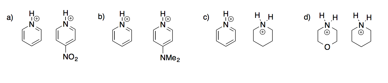 Solved C) b) a) NMe2 NO2 | Chegg.com