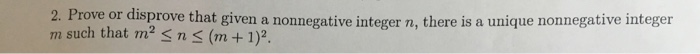 Solved (Discrete Mathematics) Prove or disprove that given a | Chegg.com