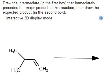 Solved Draw the intermediate (in the first box) that | Chegg.com