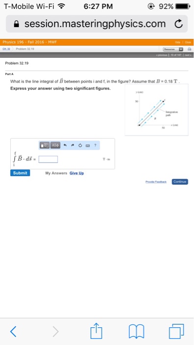 Solved What is the line integral of B between points i and | Chegg.com
