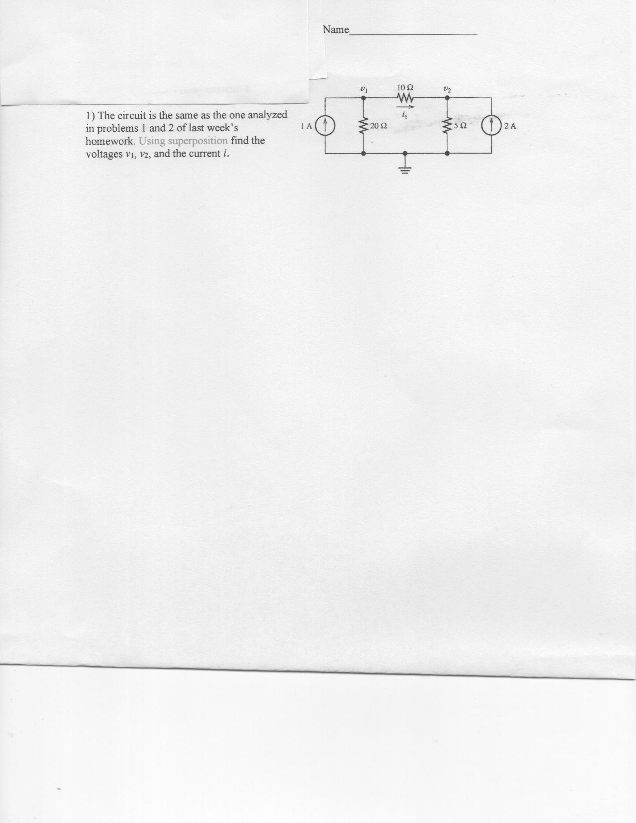 Solved Using SUPERPOSITION METHOD AND SOURCE TRANSFORMATION | Chegg.com