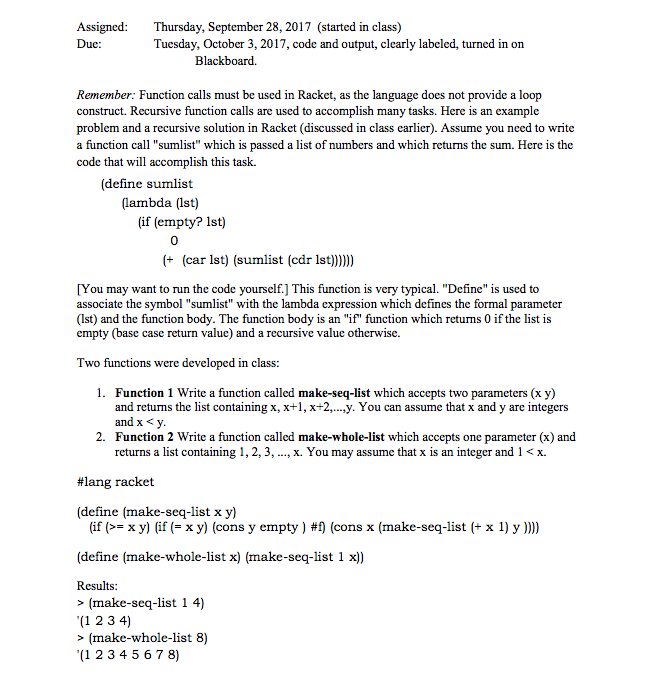 Solved Do The Following Project In Racket Language 