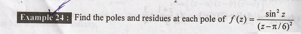 Solved Find the poles and residues at each pole of f(z) | Chegg.com