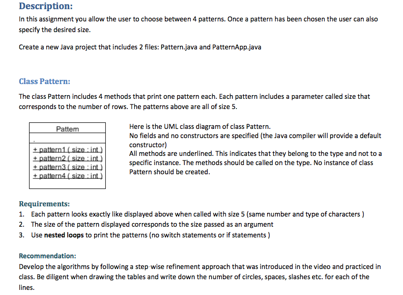 Solved Description: In this assignment you allow the user to | Chegg.com