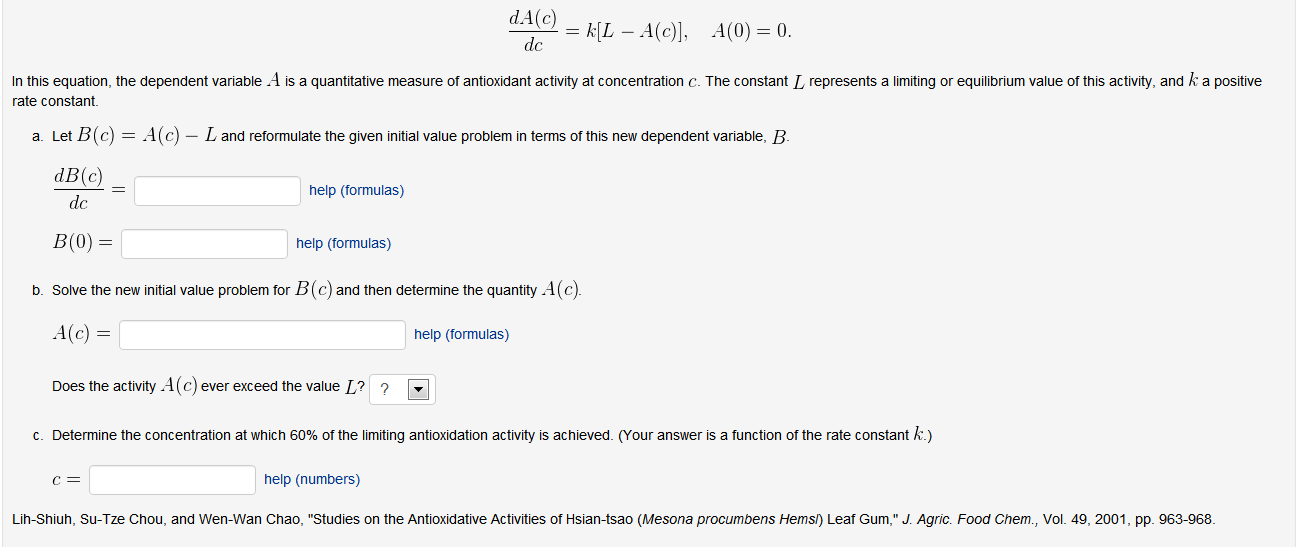 Solved In this equation, the dependent variable .4 is a | Chegg.com