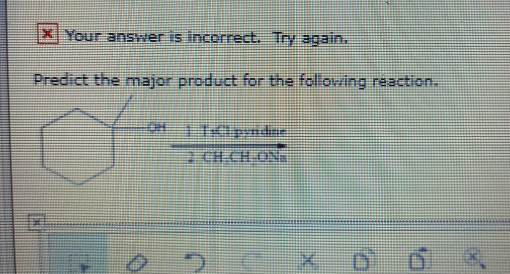 Solved XYour answer is incorrect. Try again. Predict the | Chegg.com