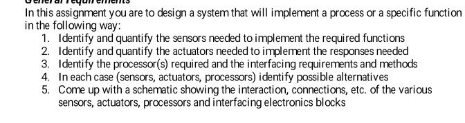 Solved In this assignment you are to design a system that | Chegg.com