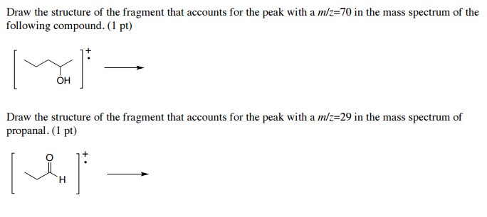 Solved Draw the structure of the fragment that accounts for | Chegg.com