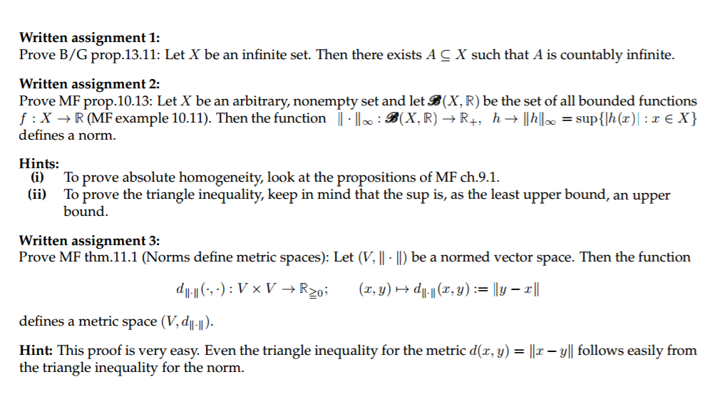 Solved Written assignment1: Prove B/G prop.13.11: Let X be | Chegg.com