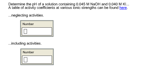 Solved Determine the pH of a solution containing 0.045 M | Chegg.com