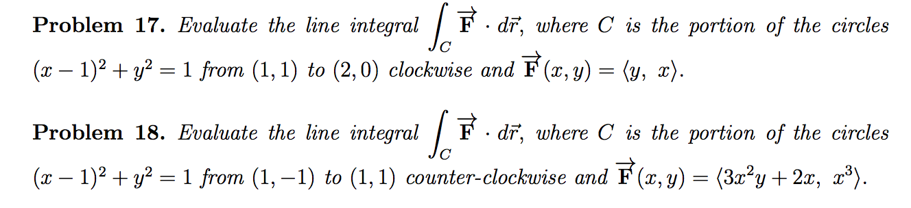 Solved Evaluate the line integral integral_C F middot dr, | Chegg.com