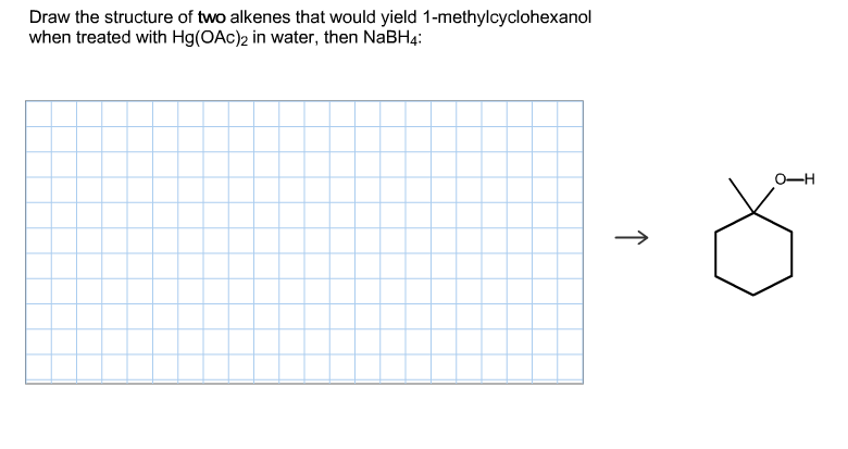 Solved Draw the structure of two alkenes that would yield | Chegg.com