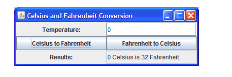 Solved Write a Java program to create a GUI using JFrame, | Chegg.com