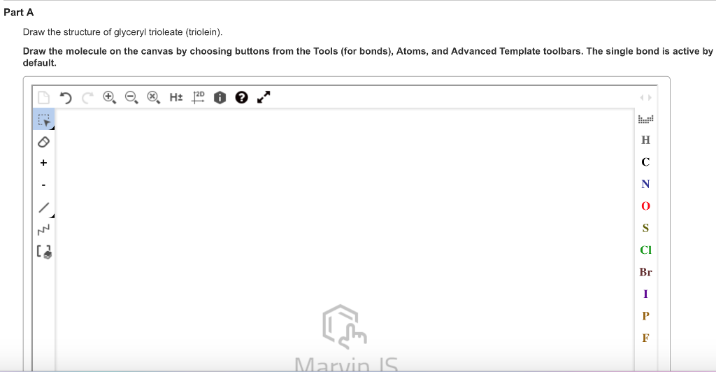 Solved Draw the structure of glyceryl trioleate (triolein). | Chegg.com