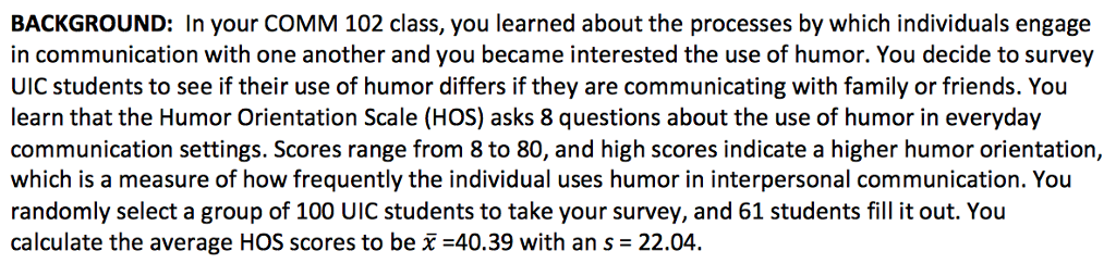 Solved BACKGROUND: In your COMM 102 class, you learned about | Chegg.com
