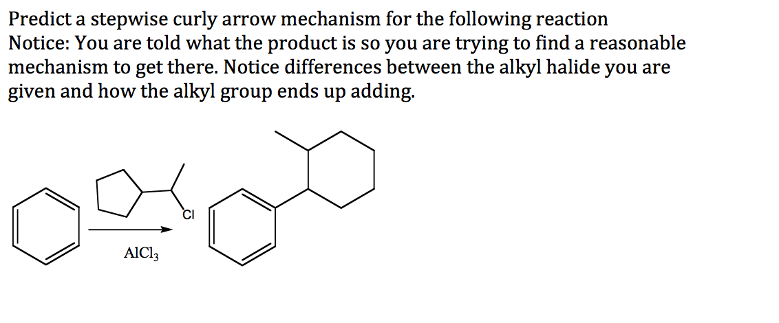 Solved Predict a stepwise curly arrow mechanism for the | Chegg.com