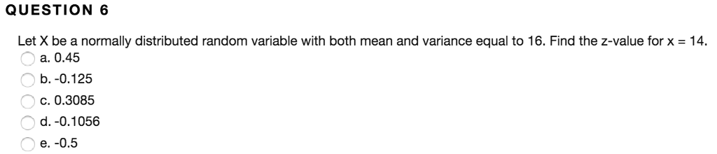 Solved Let X be a normally distributed random variable with | Chegg.com