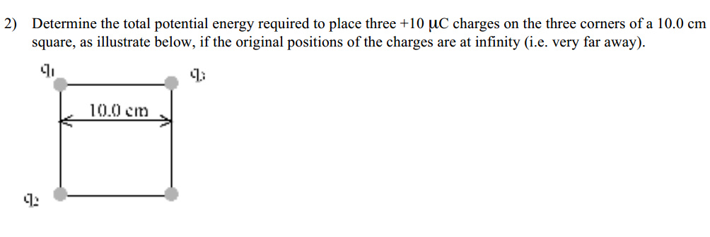 Solved Determine the total potential energy required to | Chegg.com