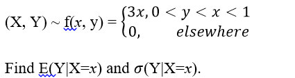 Solved Finding expected value and variance (X, Y) ~ f(x, y) | Chegg.com