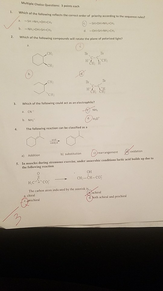 Solved Multiple Cholce Questions: 3 points each 1. Which of | Chegg.com Solved Multiple Cholce Questions: 3 points each 1. Which of | Chegg.com