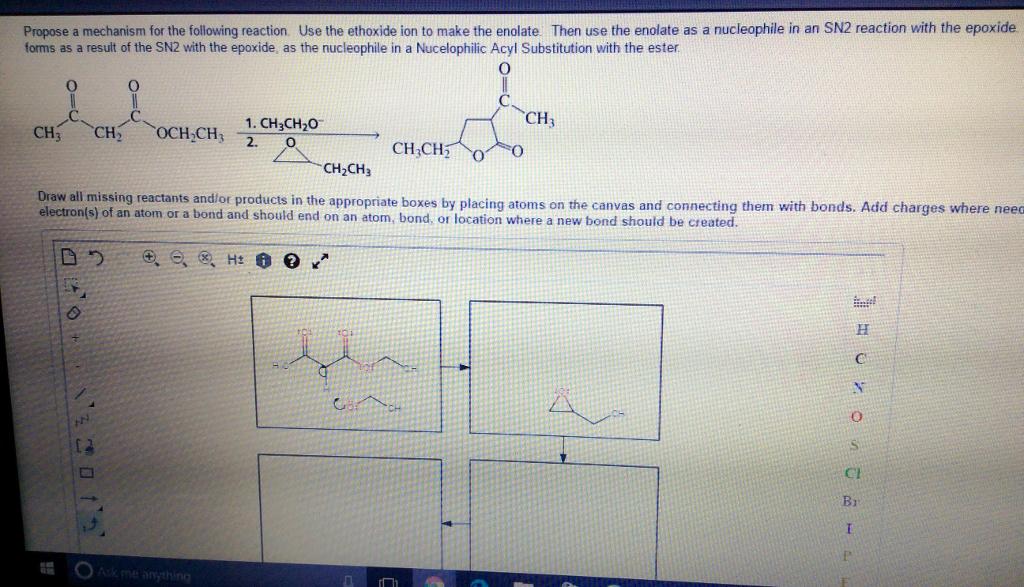 Solved Propose a mechanism for the following reaction. Use | Chegg.com