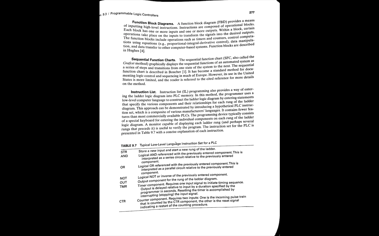 Solved 9. 3/ Programmable Logic Controllers Function Block | Chegg.com