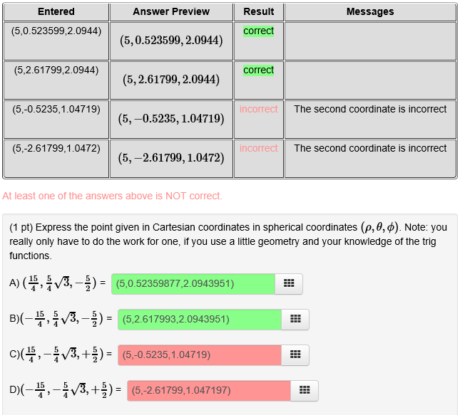 Solved Entered Answer Preview Result Messages | Chegg.com