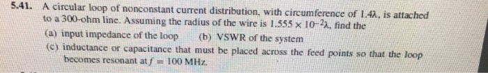 Solved A circular loop of nonconstant current distribution, | Chegg.com
