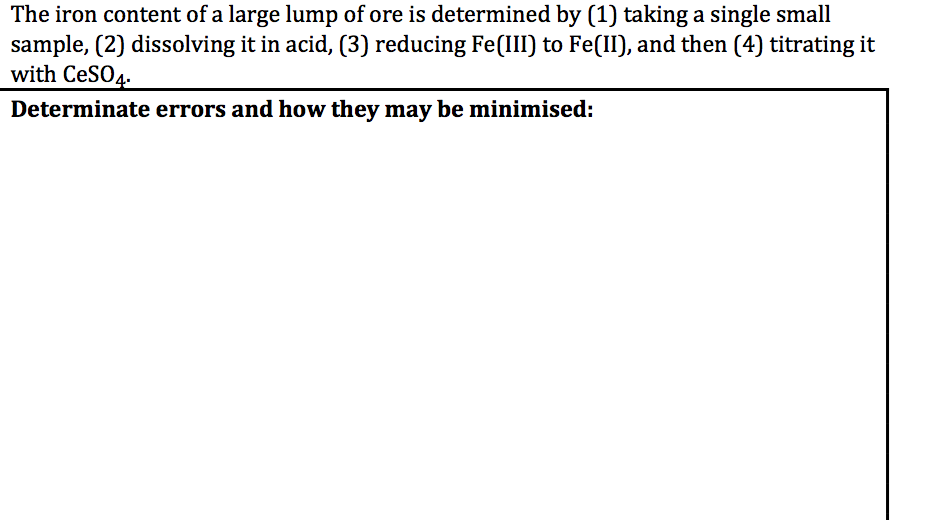 [a] In each of the following experiments, identify | Chegg.com