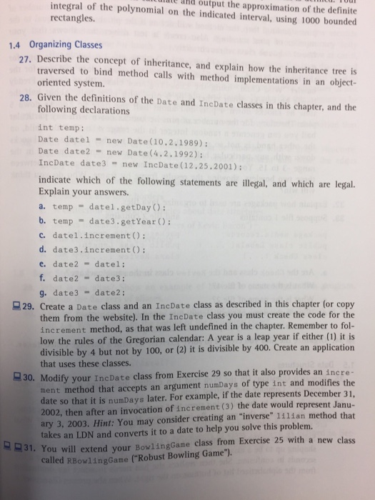 Solved Describe the concept of inheritance, and explain how | Chegg.com