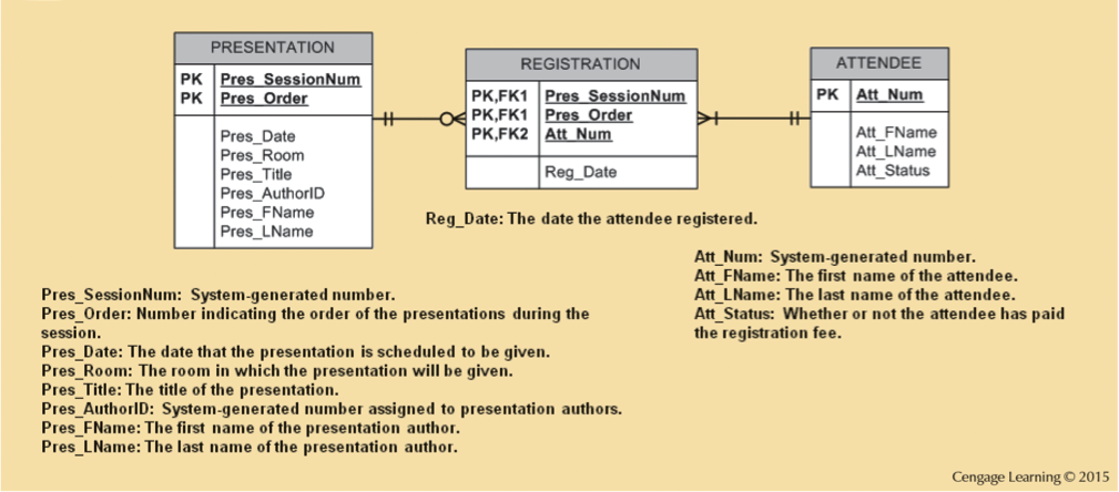 Solved Using the descriptions of the attributes given in the | Chegg.com