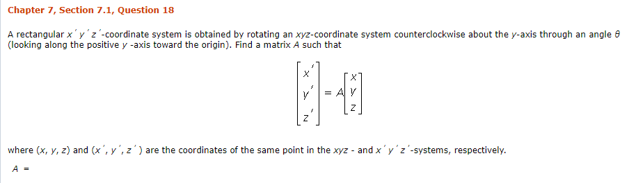 Solved Chapter 7, Section 7.1, Question 18 A rectangular xy | Chegg.com