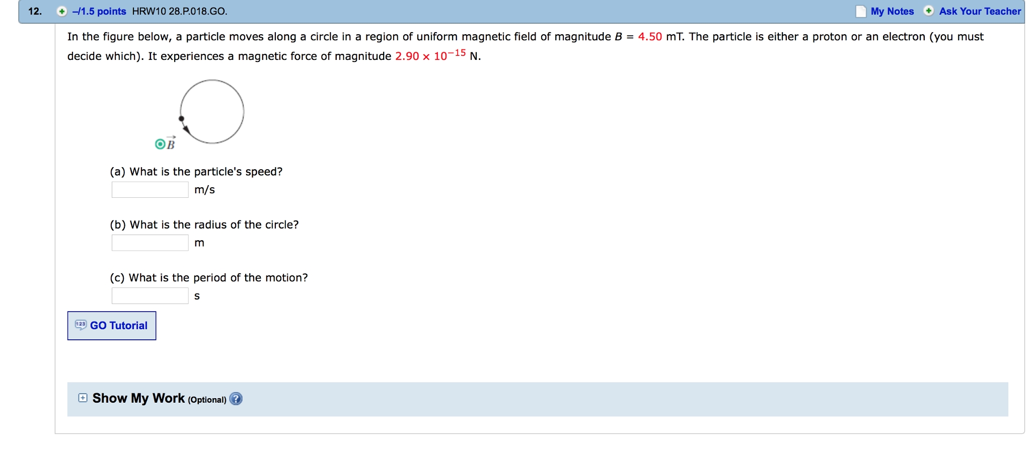 Solved In the figure below, a particle moves along a circle | Chegg.com