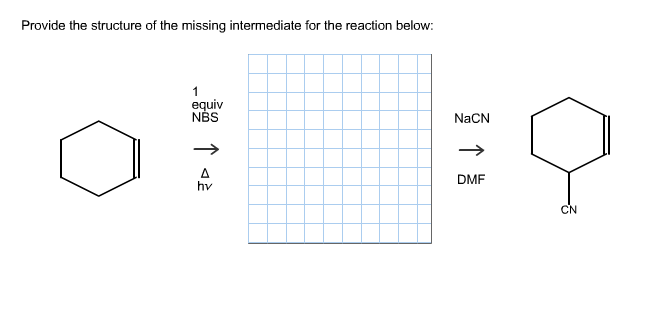 Solved provide the structure of the missing intermediate for | Chegg.com