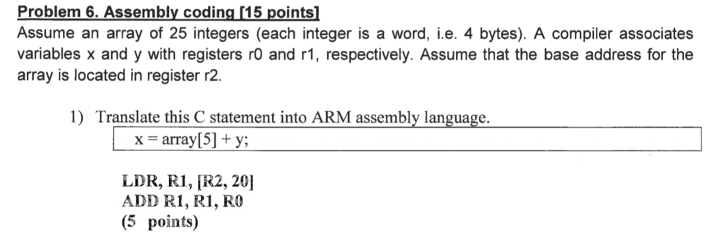 Solved The solution of the assembly code is included. Can | Chegg.com