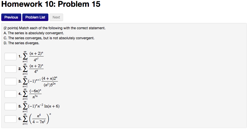 Solved Homework 10: Problem 15 Previous Problem List Next (2 | Chegg.com
