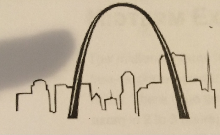 Solved This is a stylized drawing of the St. Louis Gateway | Chegg.com
