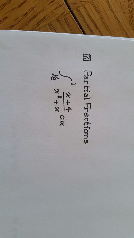 Solved Partial Fractions 
