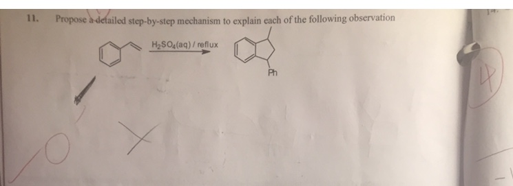 Solved 9. Propose a detailed step by step arrow pushing | Chegg.com