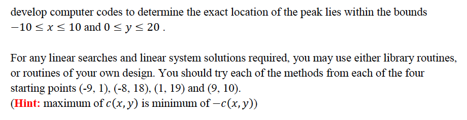 (1) Steepest descent method (2) Conjugate gradient | Chegg.com