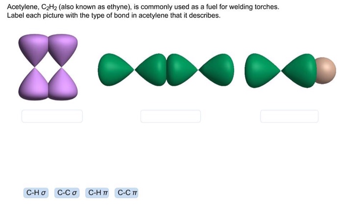 Solved Acetylene, C2H2 (also known as ethyne), is commonly | Chegg.com