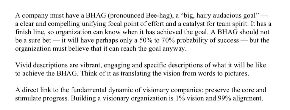 Building Your Company's Vision Harvard Business | Chegg.com