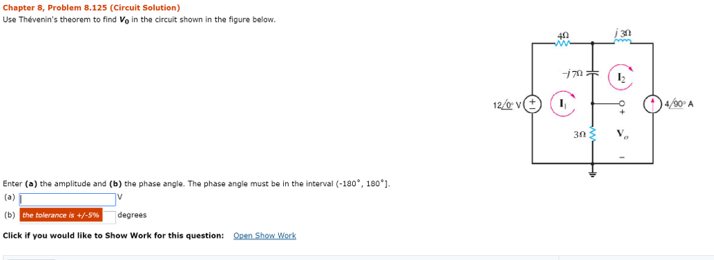 Solved Chapter 8, Problem 8.125 (Circuit Solution) Use | Chegg.com