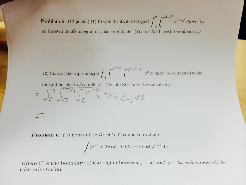 Solved Convert the double integral to an iterated double | Chegg.com Solved Convert the double integral to an iterated double | Chegg.com